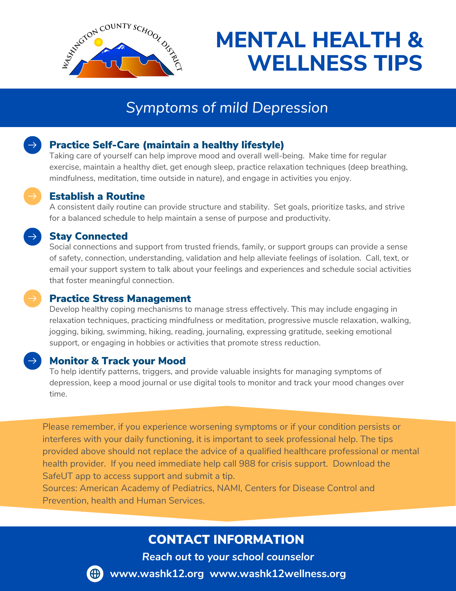 Early Identification – Mental Health and Wellness